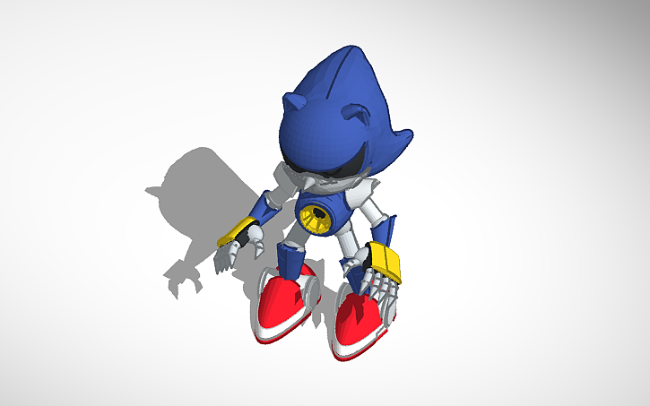 3D design Classic Metal Sonic Build Remastered Fully Assembled - Tinkercad
