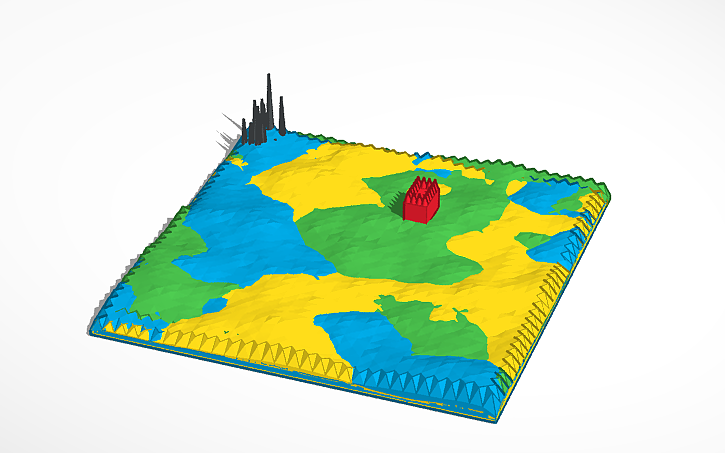 3D design карта | Tinkercad