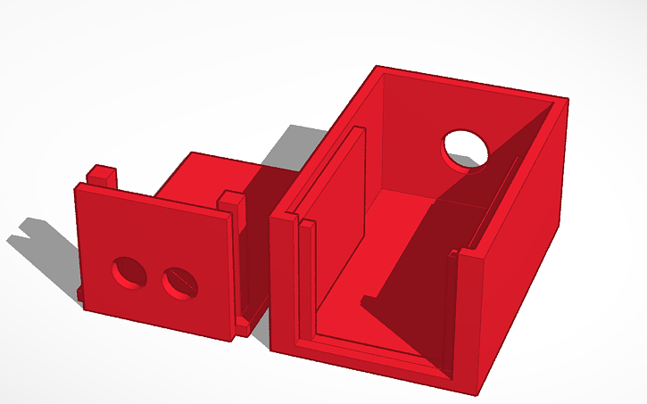 3d Design Toggle Switch Box Tinkercad
