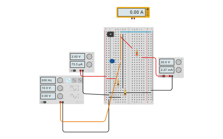 Circuit design Class_kap_BJT | Tinkercad