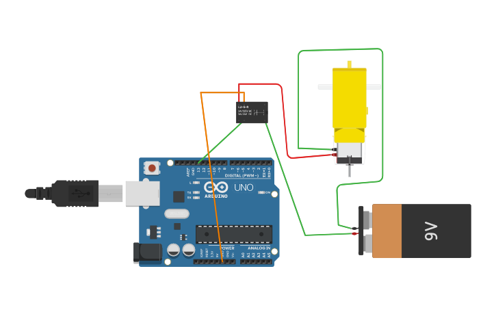 Circuit Design Relay Tinkercad