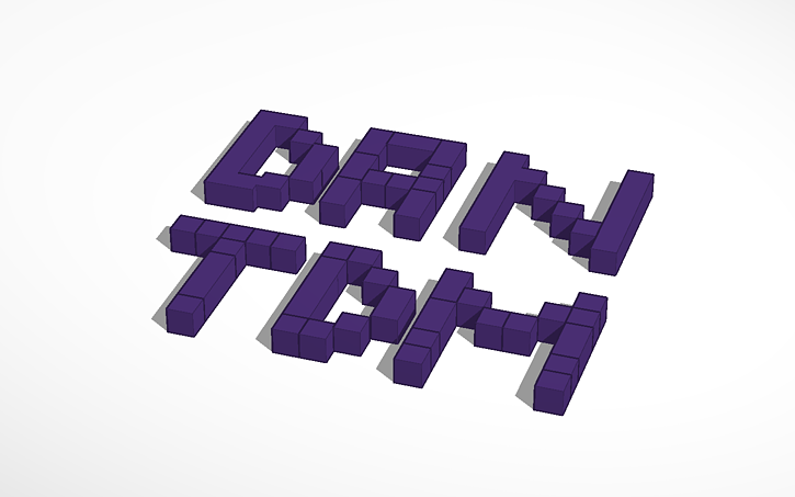 3D design DanTDM | Tinkercad
