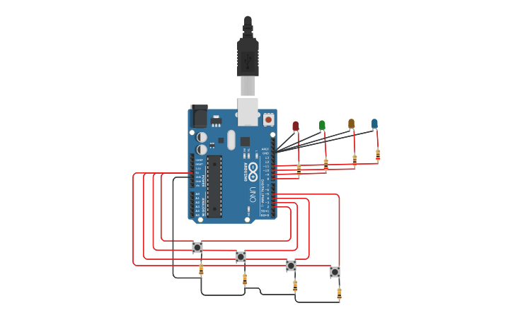 Circuit design Progetto a gruppi - Tinkercad
