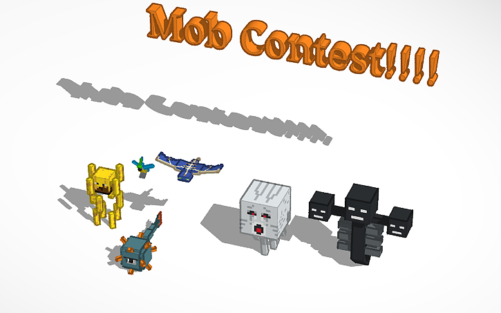 3D design Minecraft mob contest(ENDED) - Tinkercad