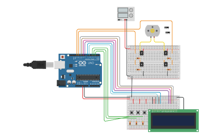 Circuit design MICRO - Atividade de Aula 14 | Tinkercad