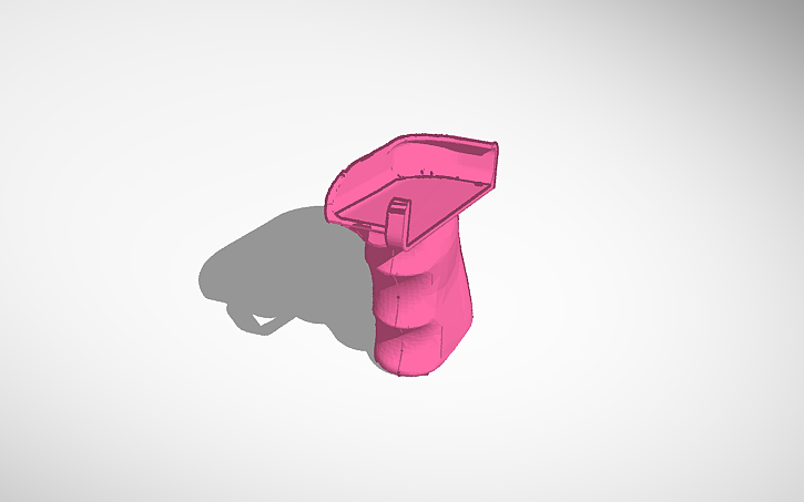 3D design Nintendo Switch Right Joy-Con pistol Grip - Tinkercad