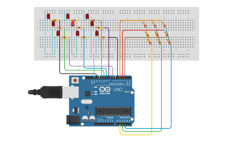 Circuit design Theoritical model for 3x3 resistive pressure sensor ...
