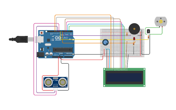 Circuit design Visitor counter | Tinkercad