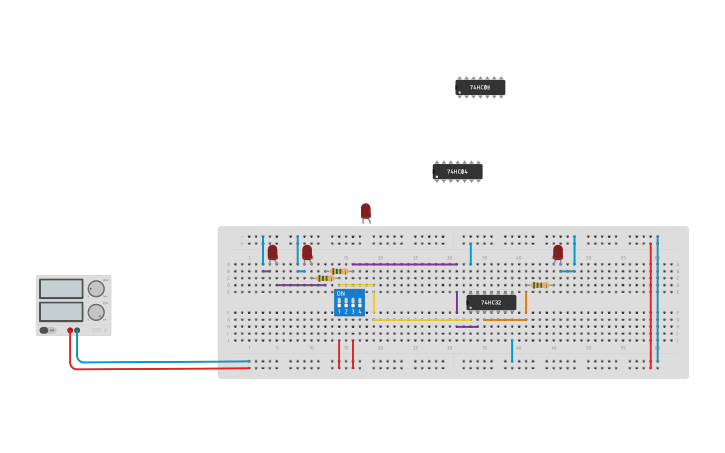 Circuit design Copy of Lab 7 - Tinkercad