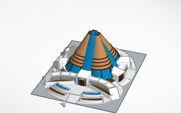 3D design Jurassic World: Innovation Center - Tinkercad