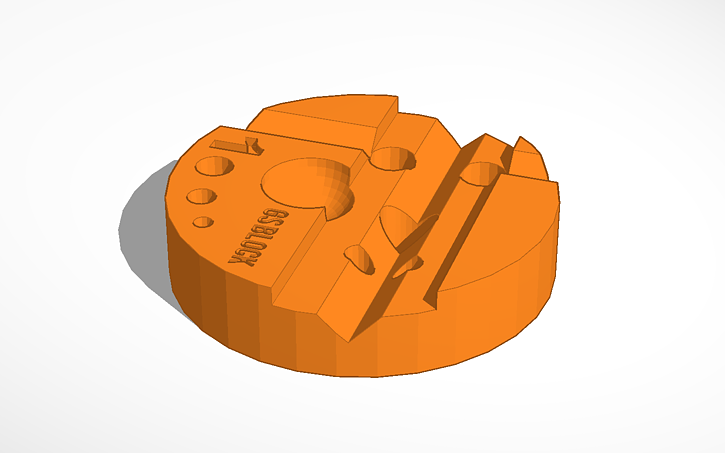 3D design Gunsmithing Block - Tinkercad