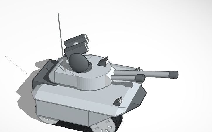 3D design tank | Tinkercad