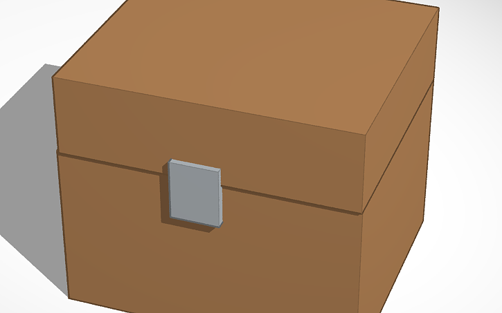 3D design open the chest | Tinkercad