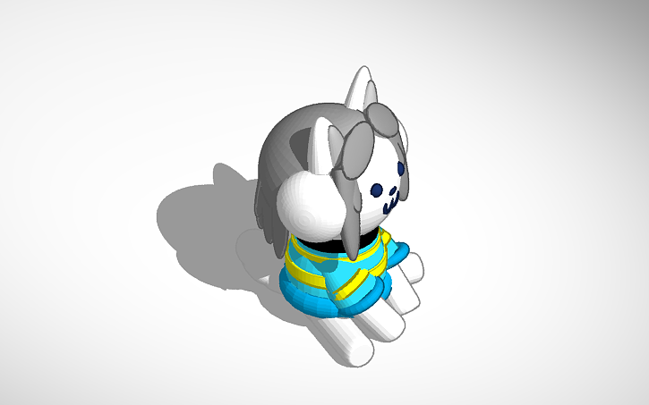 3D design Temmie - Tinkercad