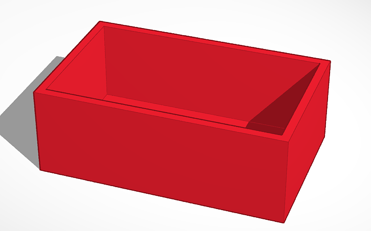 3D design XRF Sensor Box WIP - Tinkercad
