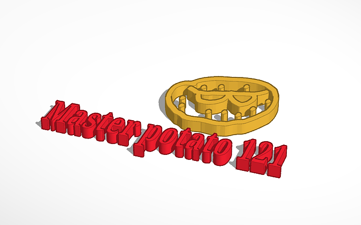 3D design The Master potato 121 | Tinkercad