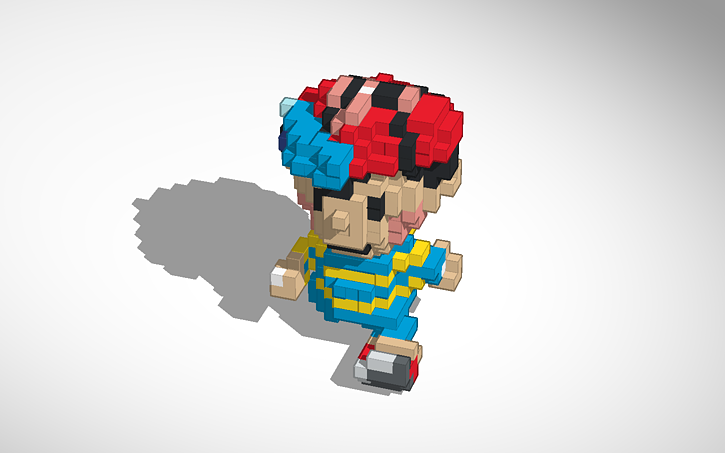 3D design 8-Bit Ness 3D | Tinkercad
