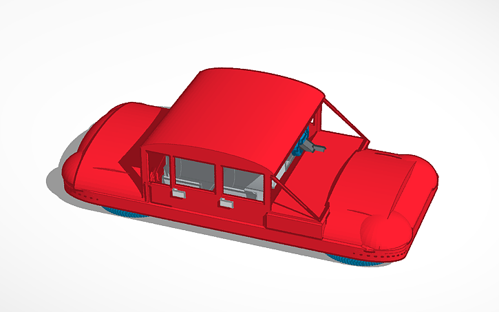3D design Flying Car | Tinkercad