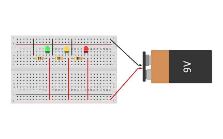Circuit design Litar Selari | Tinkercad