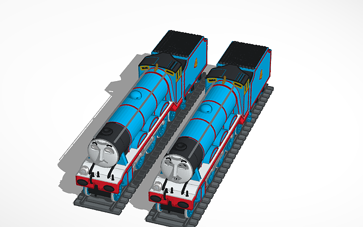3D design Sodor Fallout Fallen Express Engine(s) - Tinkercad