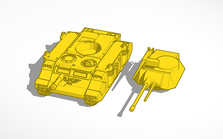 3D design Copy of supertank type S | Tinkercad