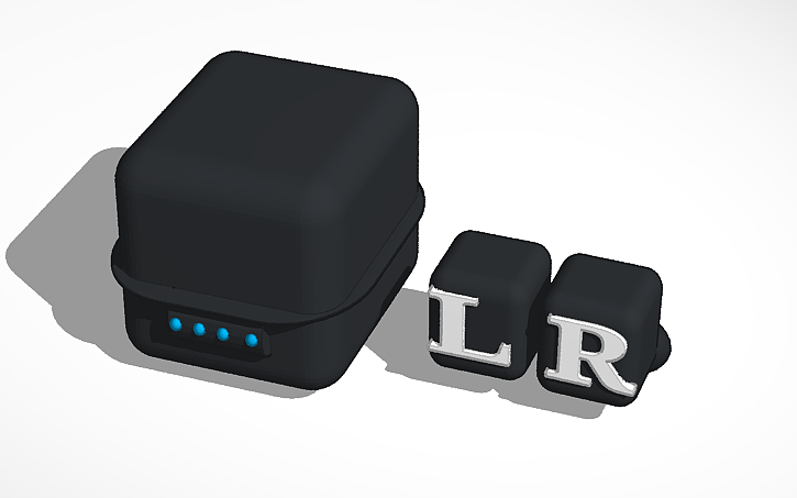 3D design ear buds - Tinkercad