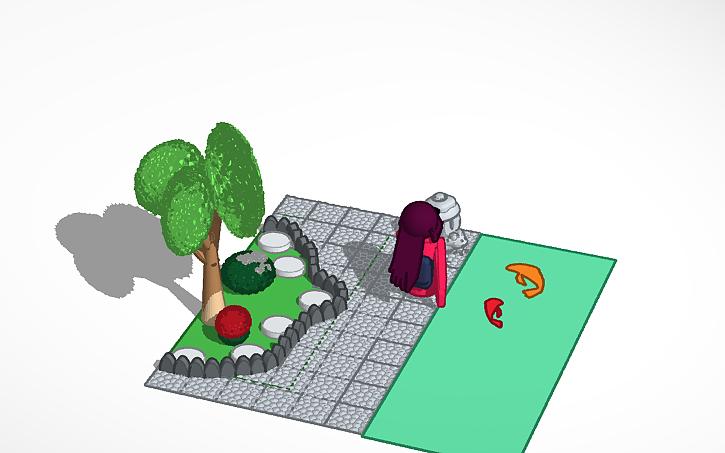 3D design Landscape - Tinkercad
