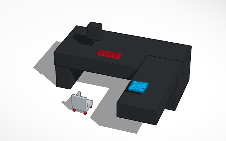 3D design Touchscreen Desk - Tinkercad