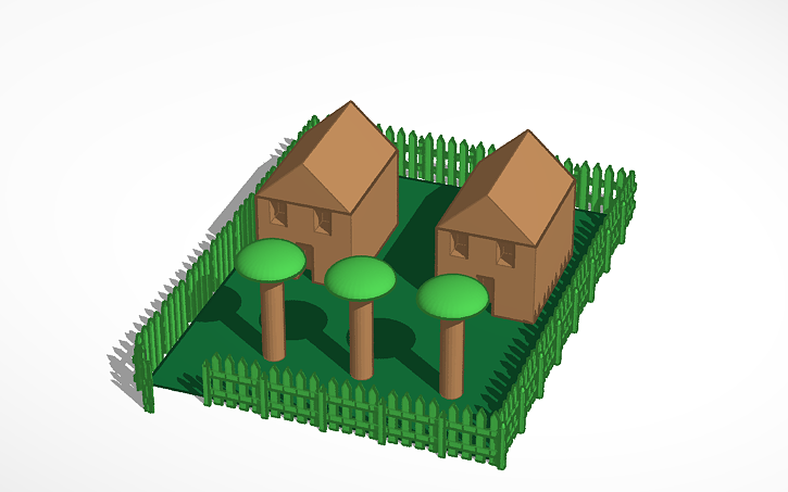 3D design Saurob Frankie_Picket Fence | Tinkercad