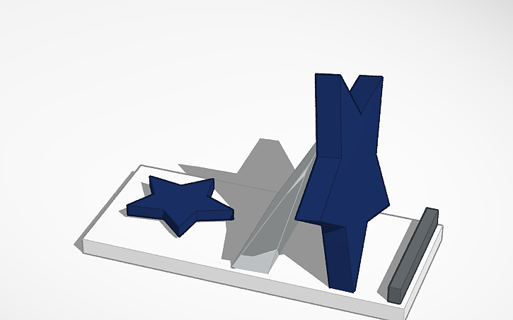 3D design Funky Stantia - Tinkercad