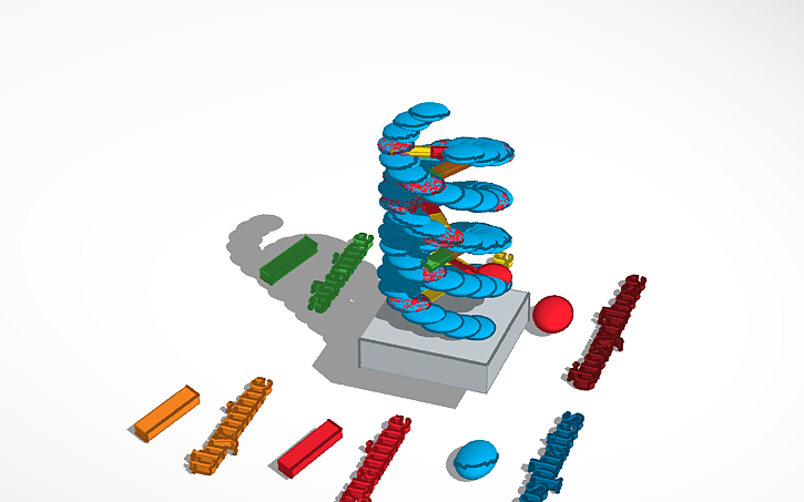 3D design DNA Model Grant Tong | Tinkercad