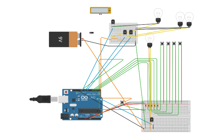 Circuit Design Projet Buzzer Tinkercad