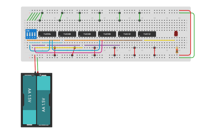 Circuit design Circuito #3 - Tinkercad