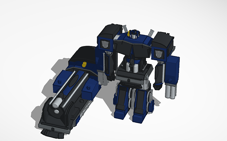 3D design Copy of transformers rail convoy 2.4 - Tinkercad