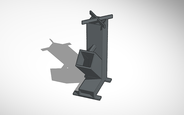 3D design Rocket Stove - Tinkercad