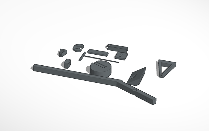 3D design Rowing Machine (Erg) - Tinkercad