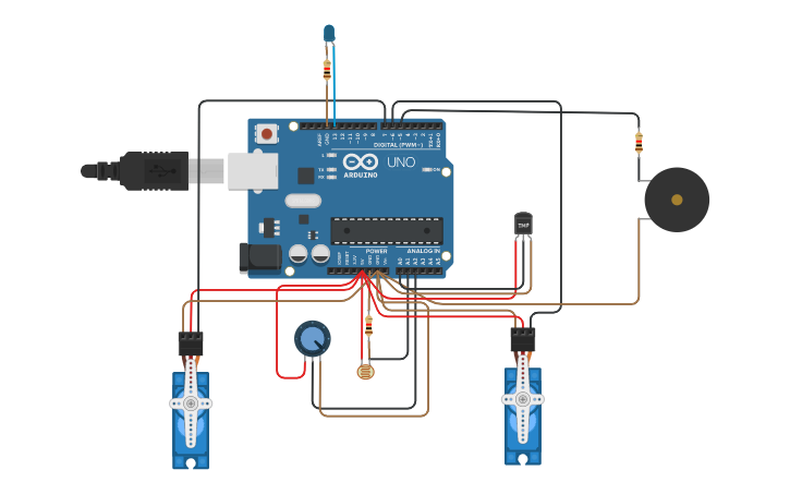 Circuit design trabalho final | Tinkercad