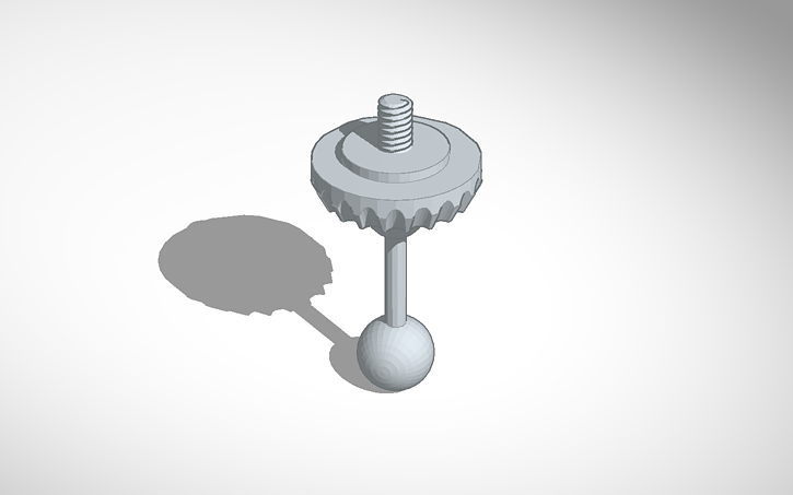 3D design Camera Mount Ball Joint 14mm - Tinkercad