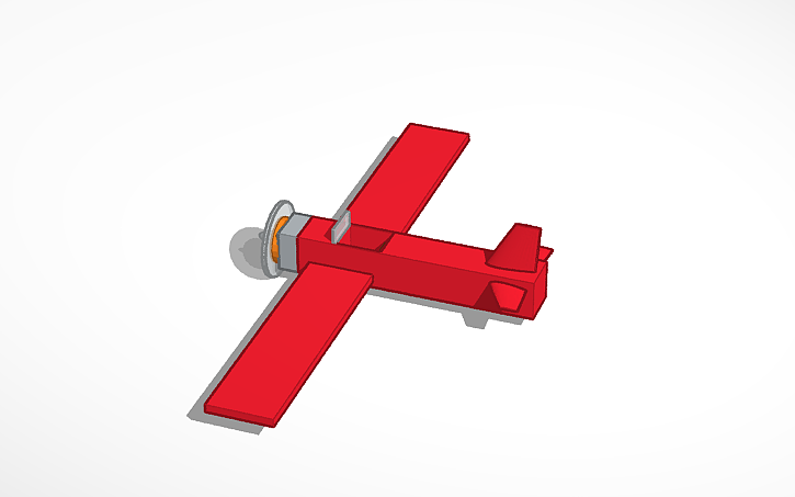 3D design Pretty simple plane | Tinkercad
