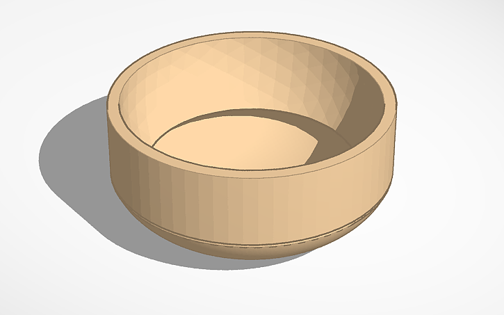 3D design Bowl - Tinkercad