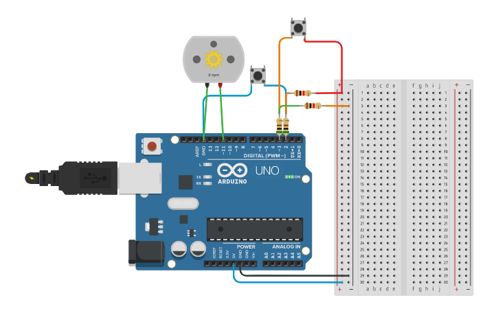 Circuit design EEPROM + Kesme Örneği | Tinkercad