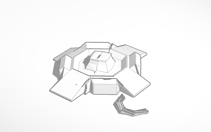 3D design Turret - Tinkercad