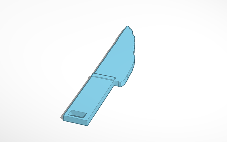 3D design himiko toga knife - Tinkercad