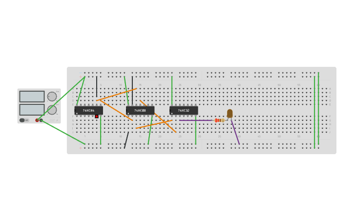 Circuit design Multiplexer - Tinkercad