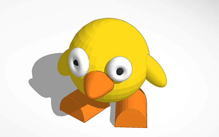 3D design Duck - Tinkercad