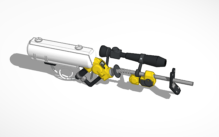 3D design Custom E-Liter 4K Scope From Splatoon 3 - Tinkercad