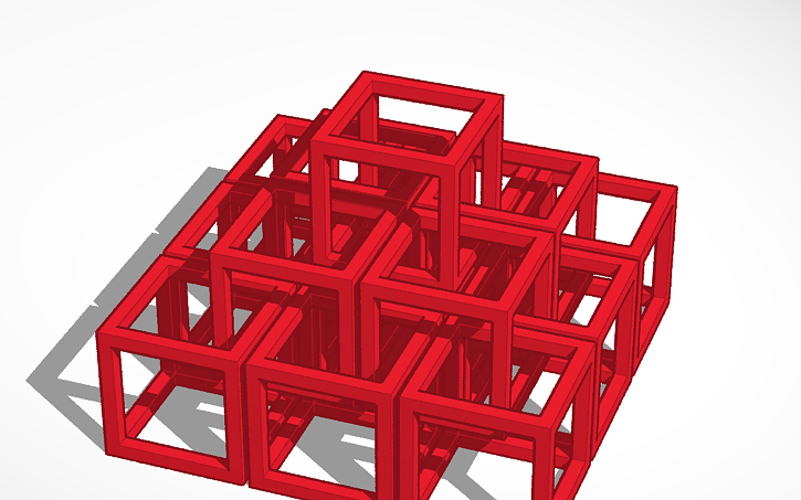 3D design cube - Tinkercad