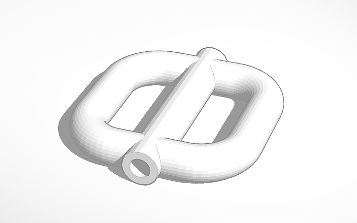 3D design Buckle - Tinkercad
