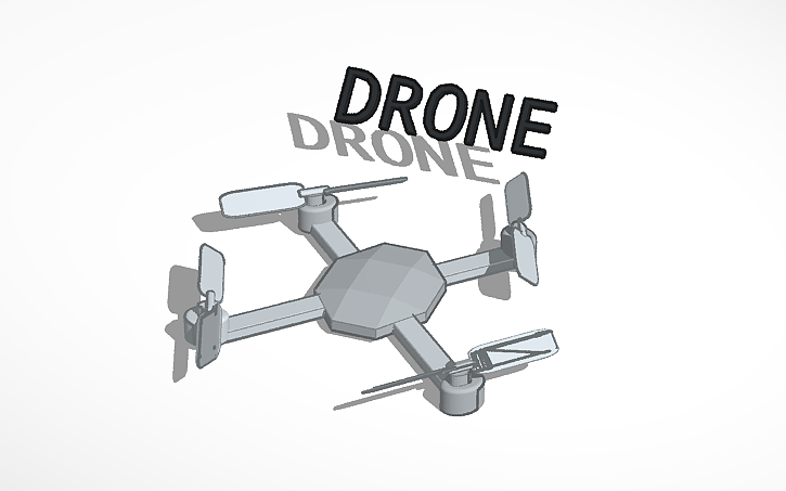 3D design DRONE - Tinkercad