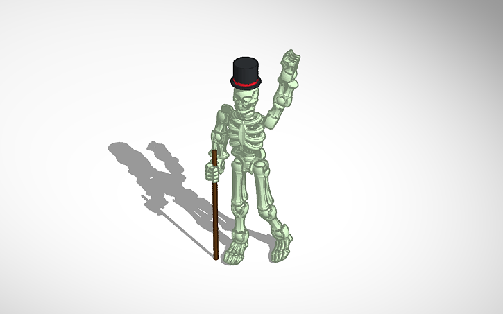 3D design Calavera - Tinkercad